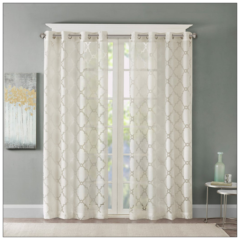Lark Manor™ Axavier Polyester Sheer Single Curtain Panel Panel | Wayfair