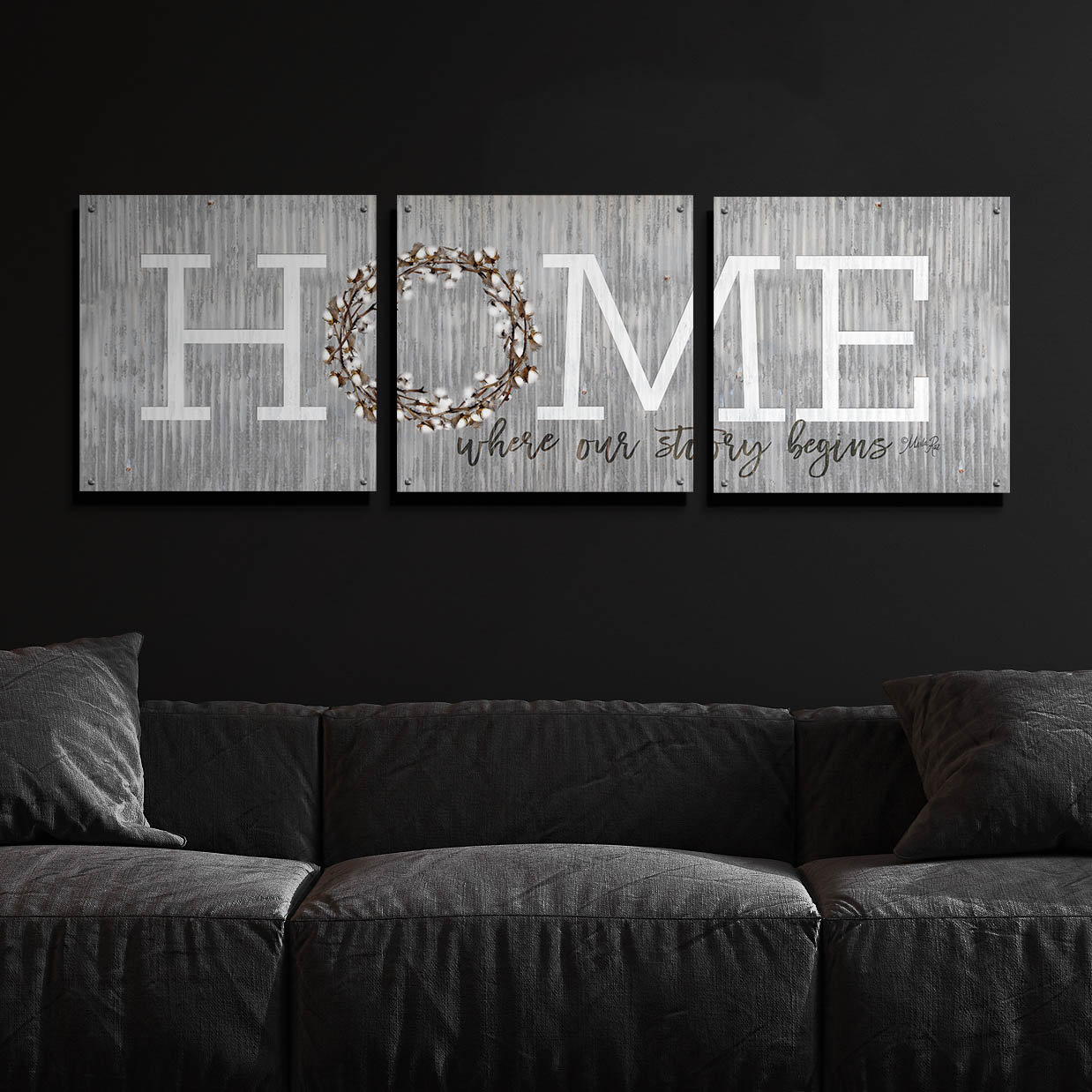 Epic Art 'Home - Where Our Storey Begins' by Marla Rae, Acrylic Glass ...