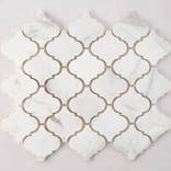 Mango Tile 10" x 11" Marble Arabesque Mosaic Wall & Floor Tile | Wayfair