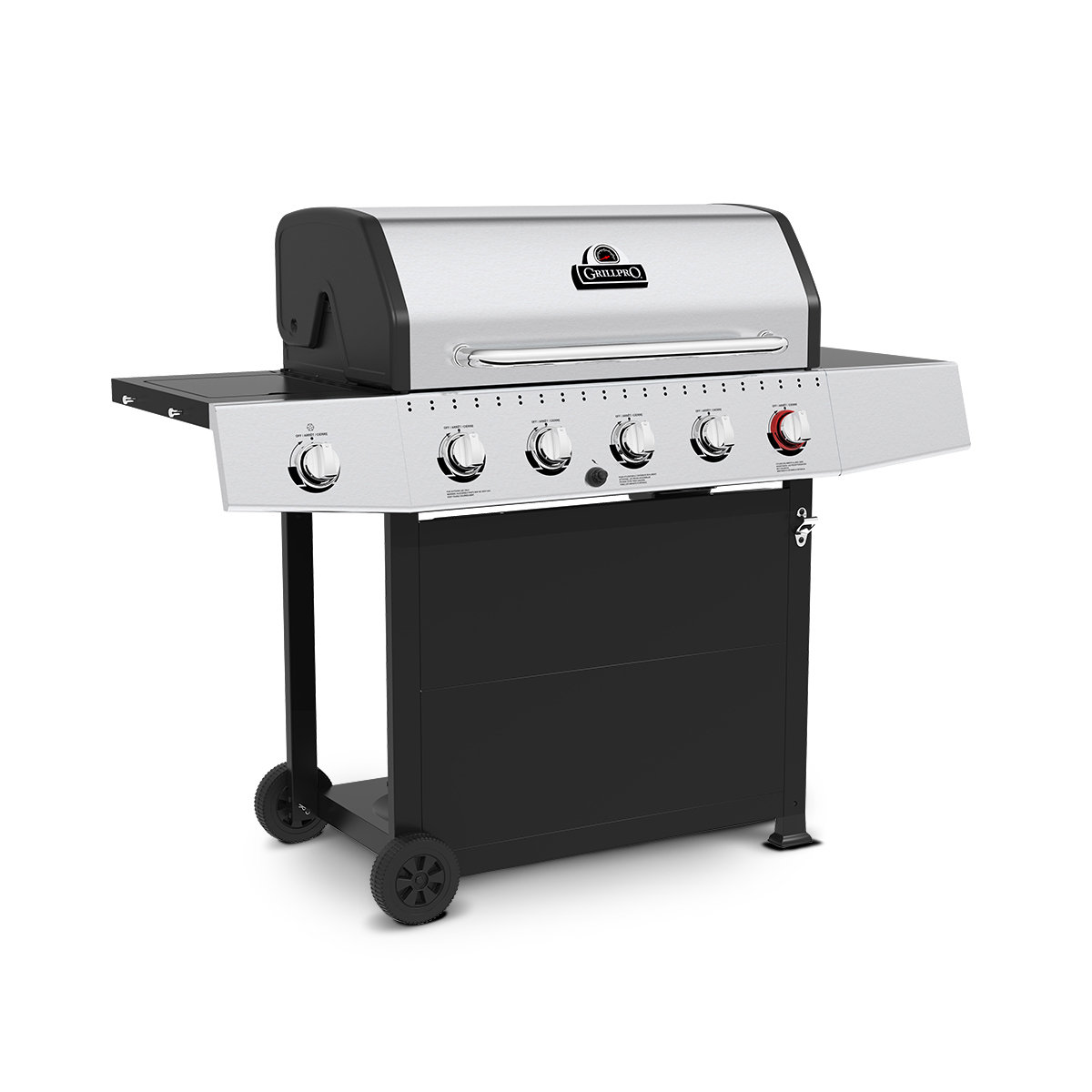 Grillpro 52 000 BTU au propane liquide sur pied avec brûleur latéral et ...
