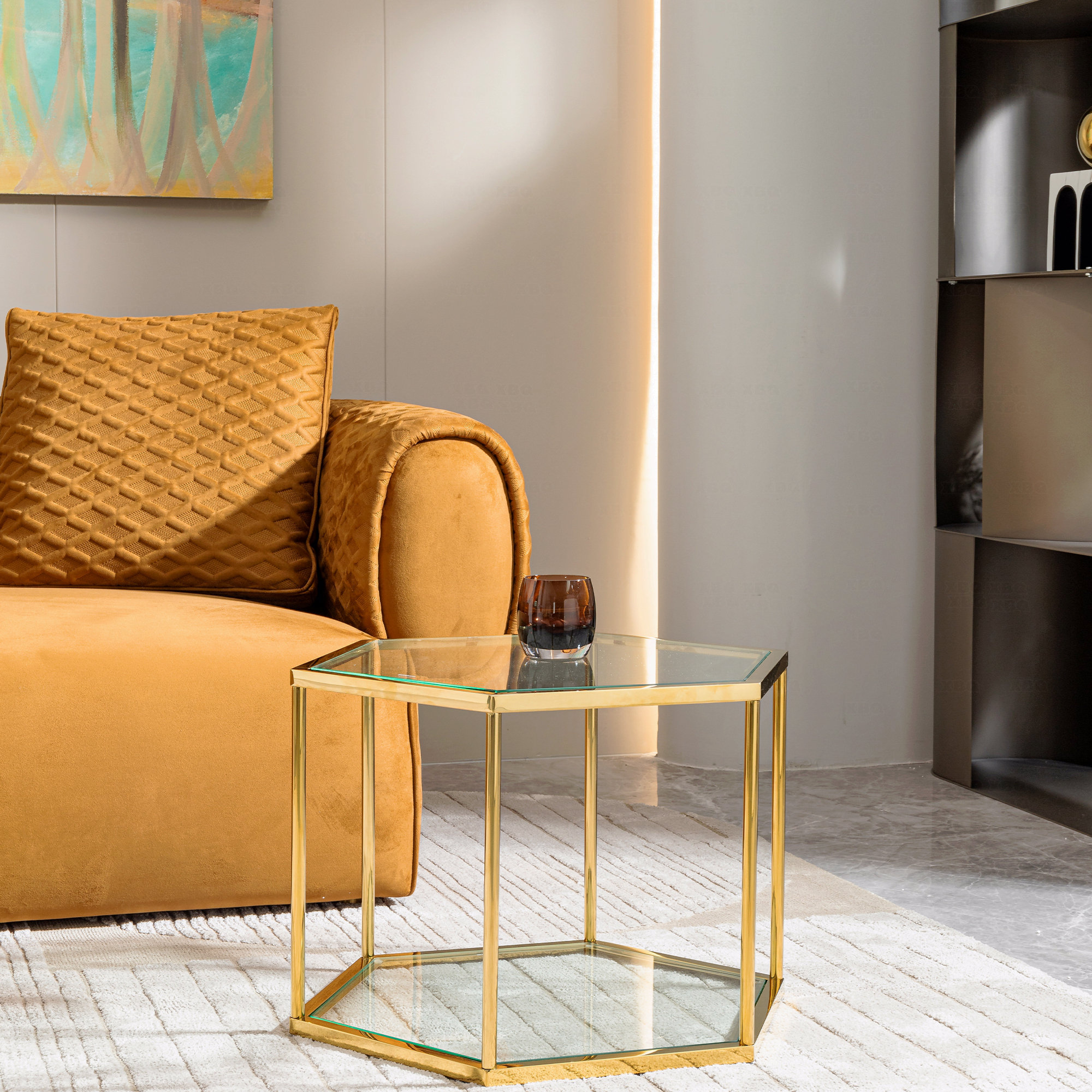 George Oliver Small Coffee Table Bed Table Table Side Table - Wayfair ...