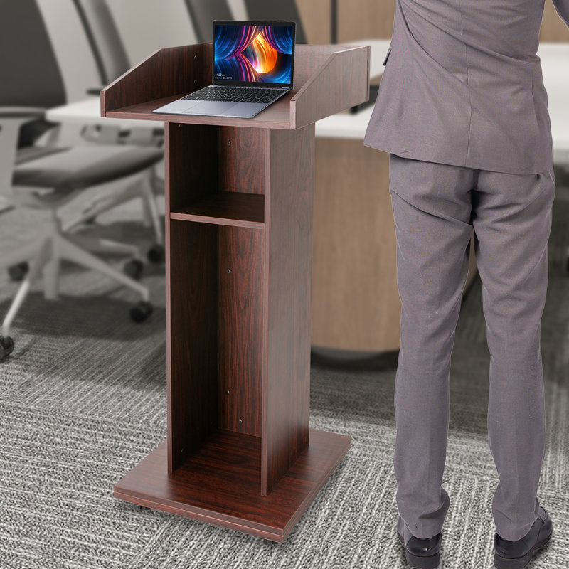 YaoTown 43.3'' Wood Full Podium with Wheels | Wayfair