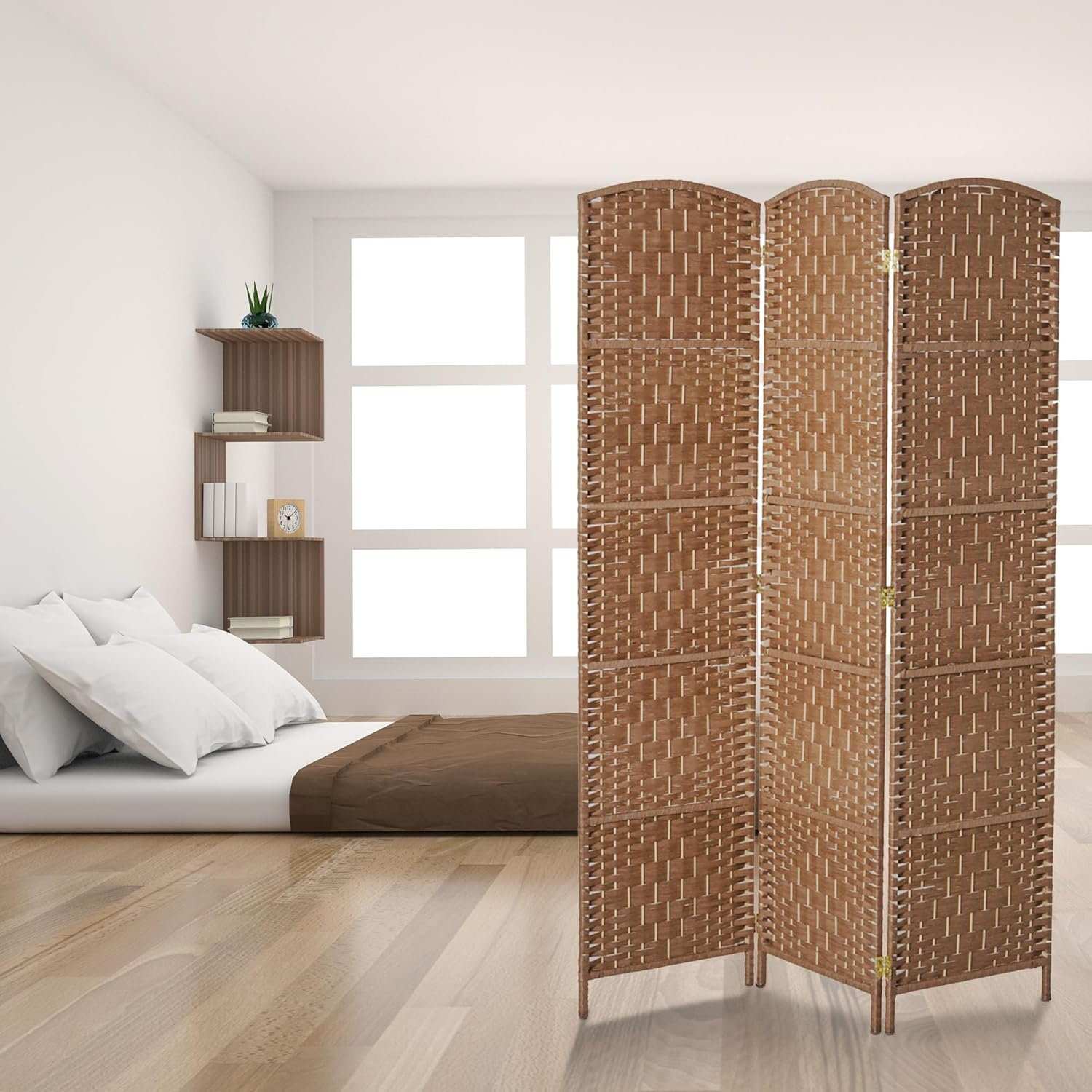 Dakota Fields Room Divider, 3 Panel Folding Privacy Screen, 6FT Tall ...