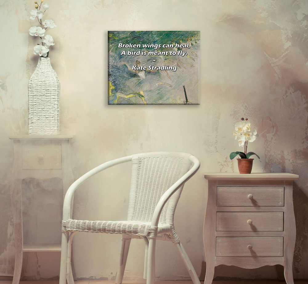 Ophelia & Co. Artsy Quote By Kate Stradling Gallery Wrapped Canvas ...
