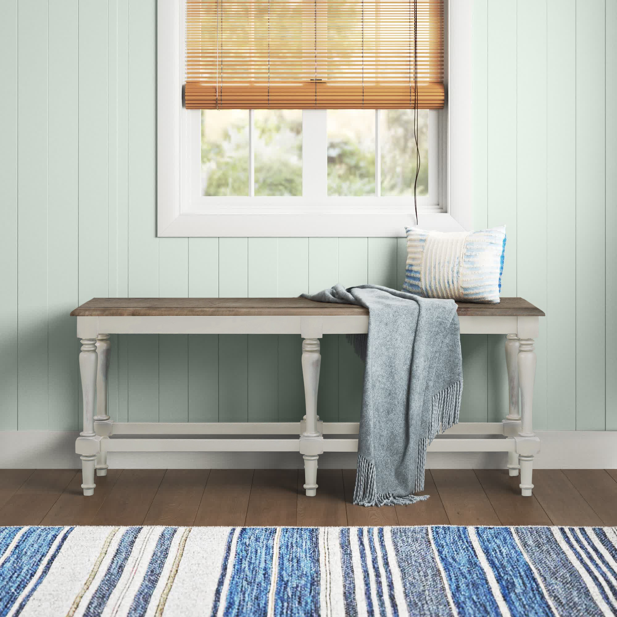 Kelly Clarkson Home Soho 24" Height Solid Wood Bench & Reviews | Wayfair