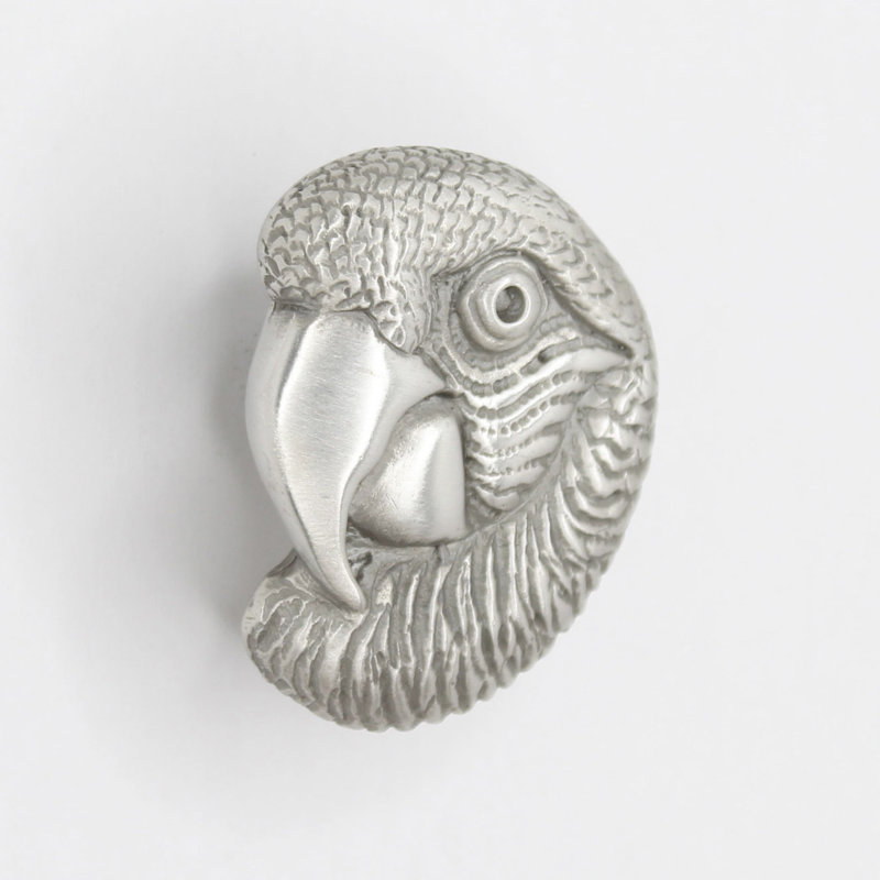 Costello Coastal Knobs 2" Parrot Left Facing Knob | Wayfair