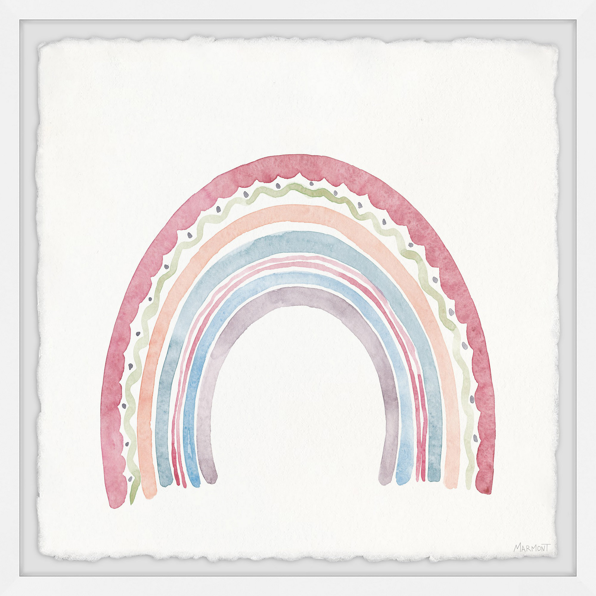 Isabelle & Max™ Gabrielson Rainbow Reflection Framed Print | Wayfair