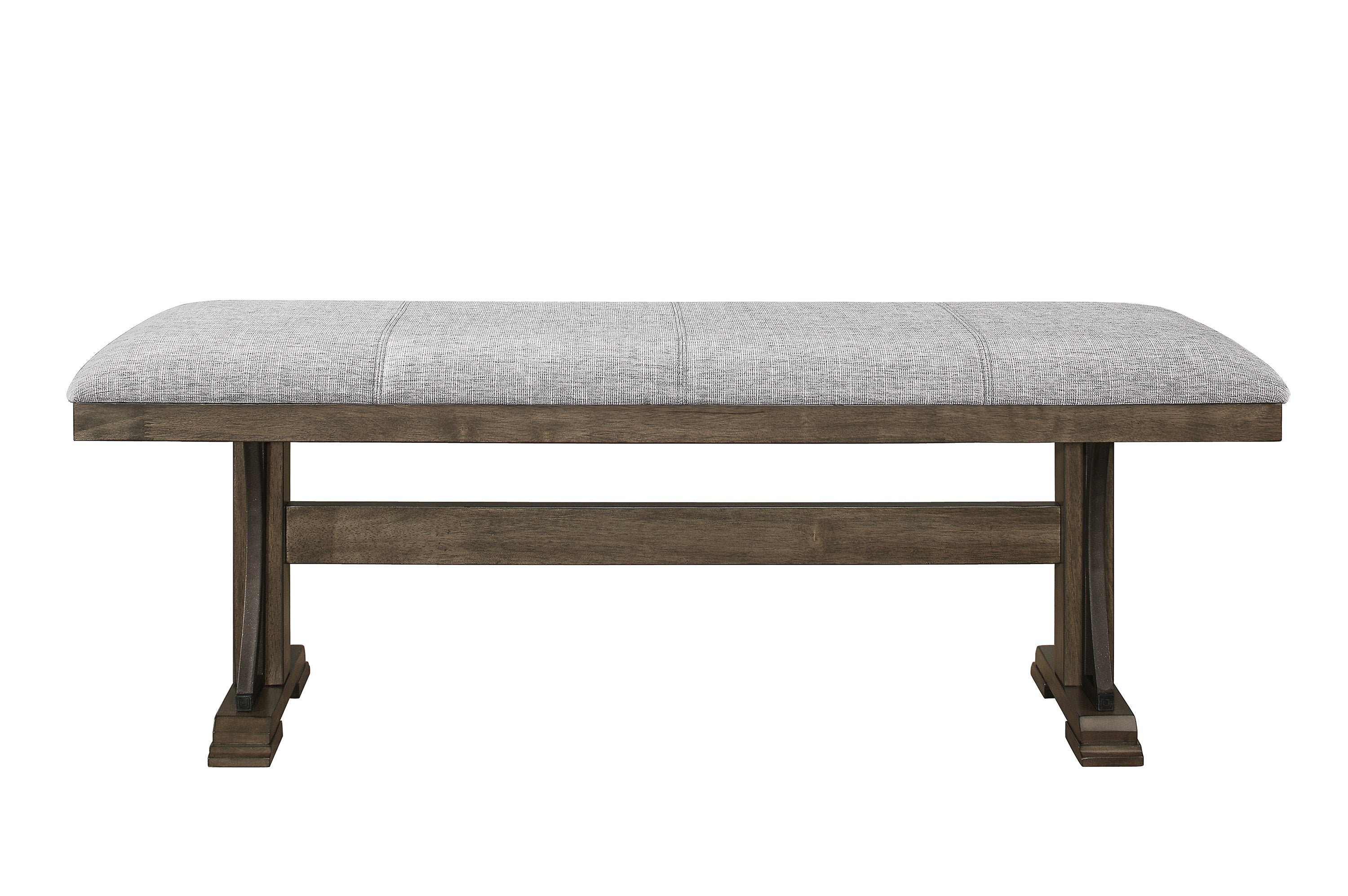 Ophelia & Co. Quincy Grayish Brown Dining Bench | Wayfair