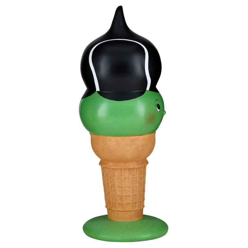 The Holiday Aisle® 14in. i-Scream Cone Frankenstein Figurine | Wayfair
