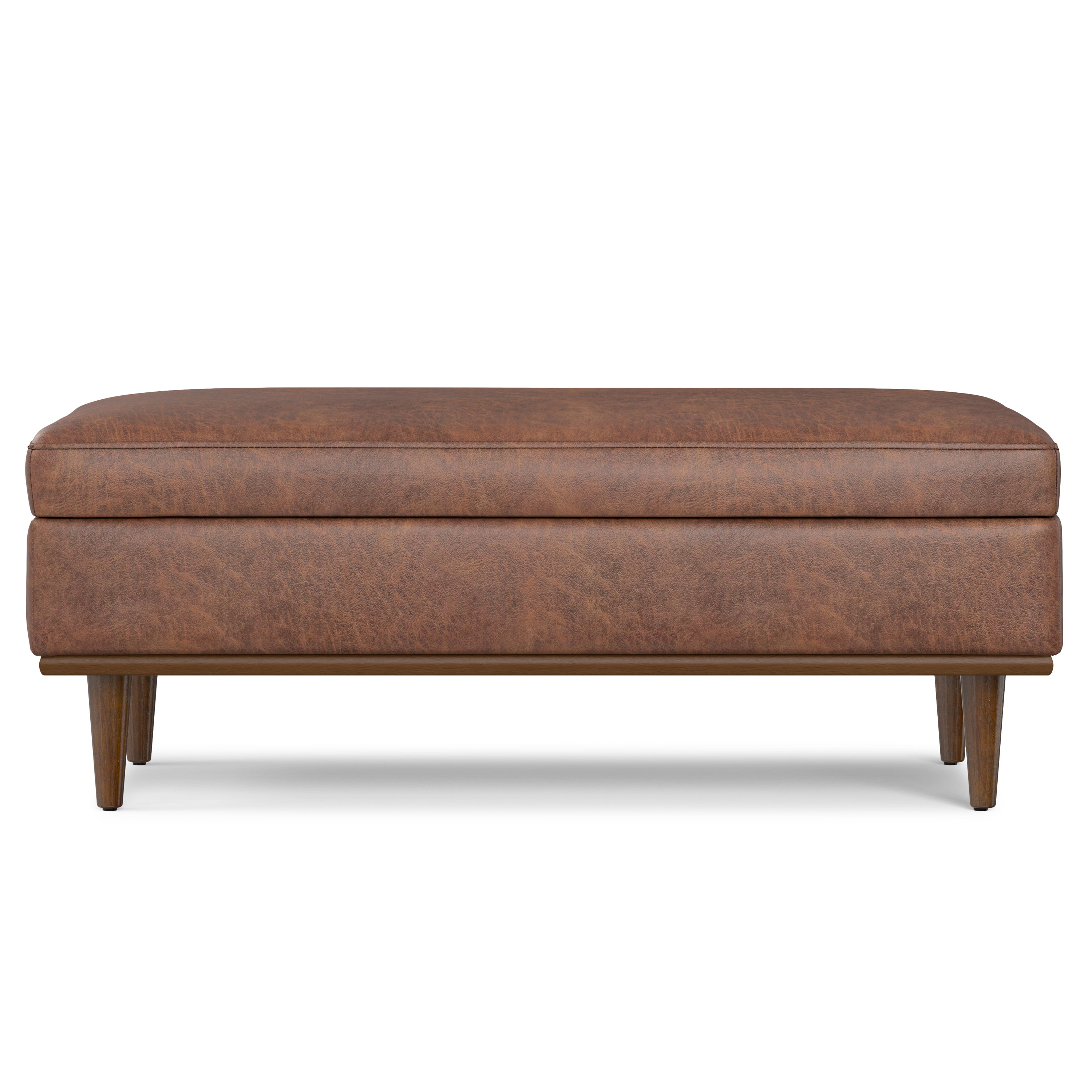 Simpli Home Shiloh Rectangular Storage Ottoman | Wayfair