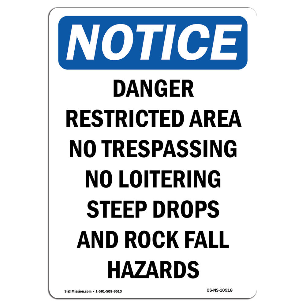SignMission Danger Restricted Area No Trespassing Sign - Wayfair Canada