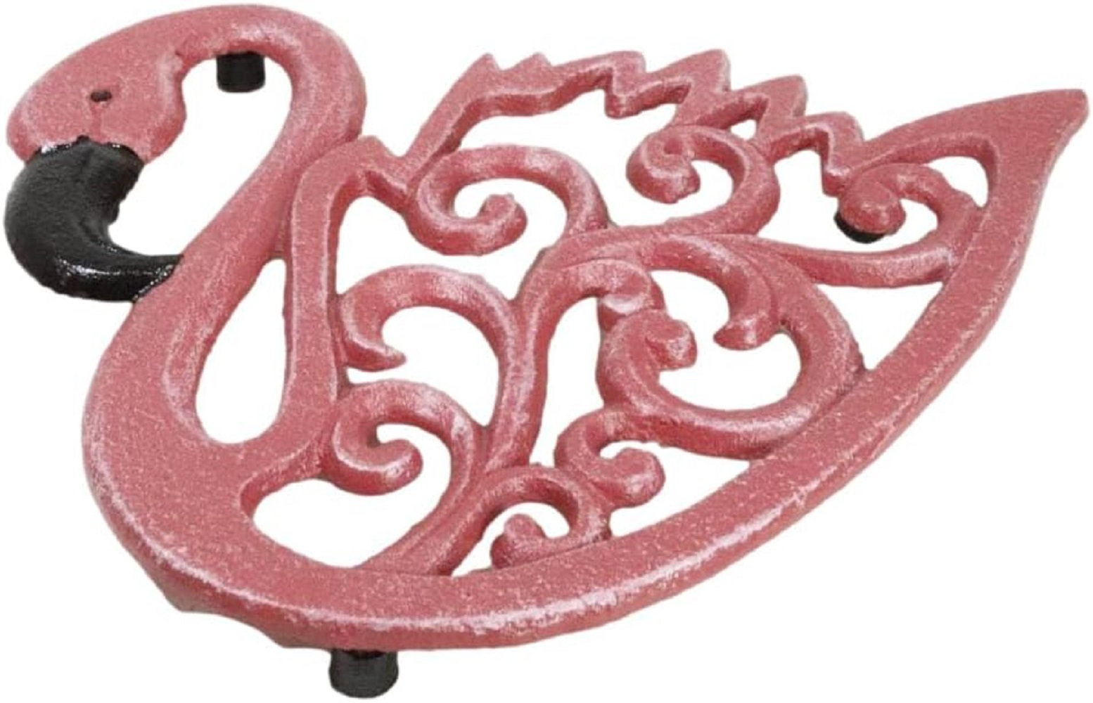 Bay Isle Home™ Tropical Paradise Pink Flamingo Bird Scrollwork Cast ...