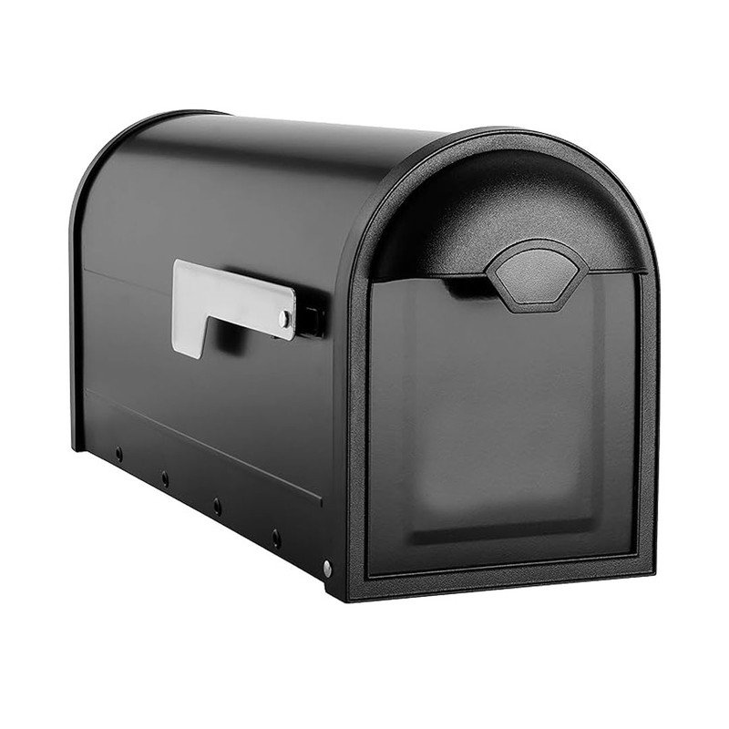 ZILNOX Metal Post Mount Mailbox, Medium, Textured, Molded, Resin ...