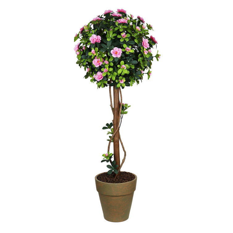The Seasonal Aisle 120cm Faux Azalea Tree | Wayfair.co.uk