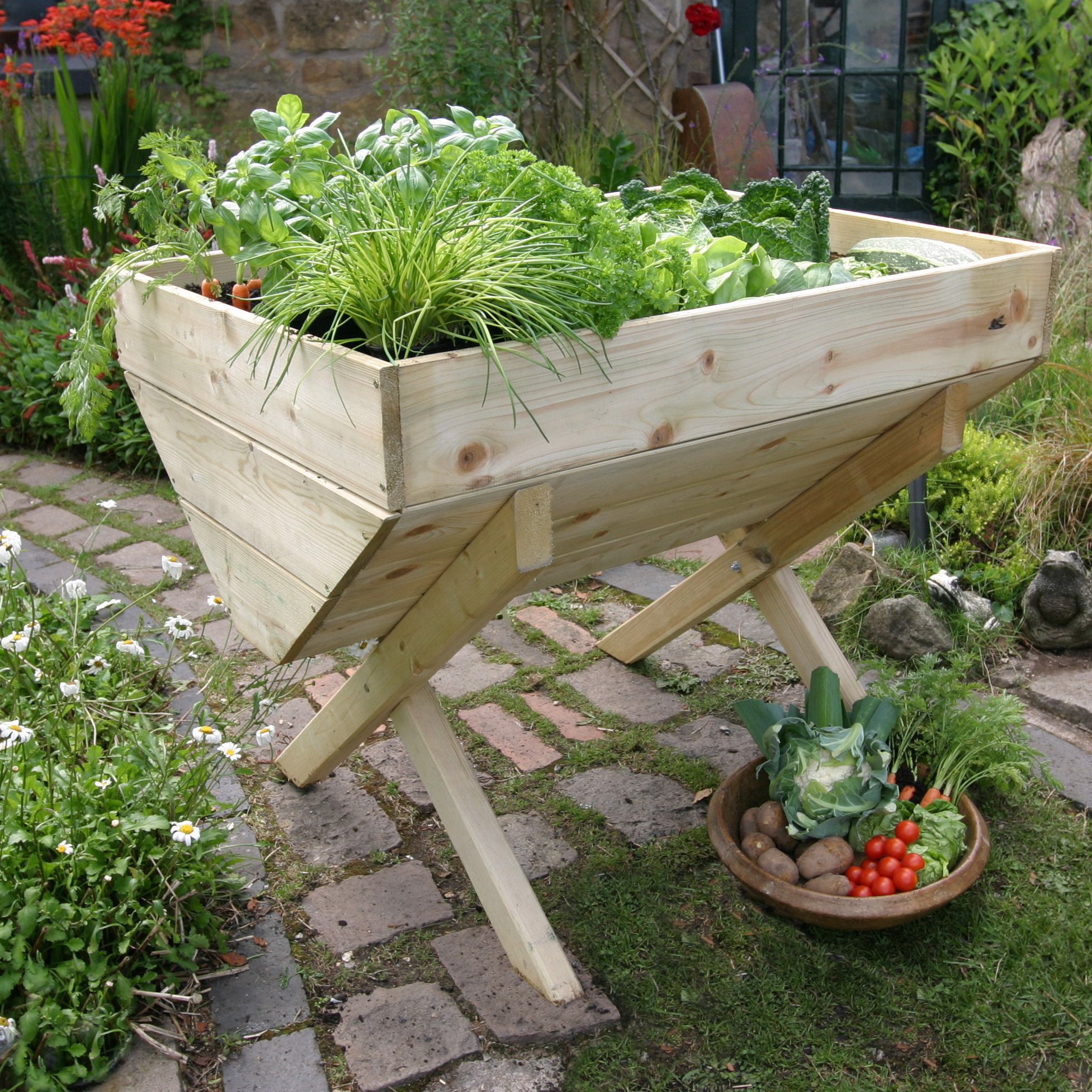 Freeport Park Corbin Wooden Raised Flower Bed & Reviews | Wayfair.co.uk