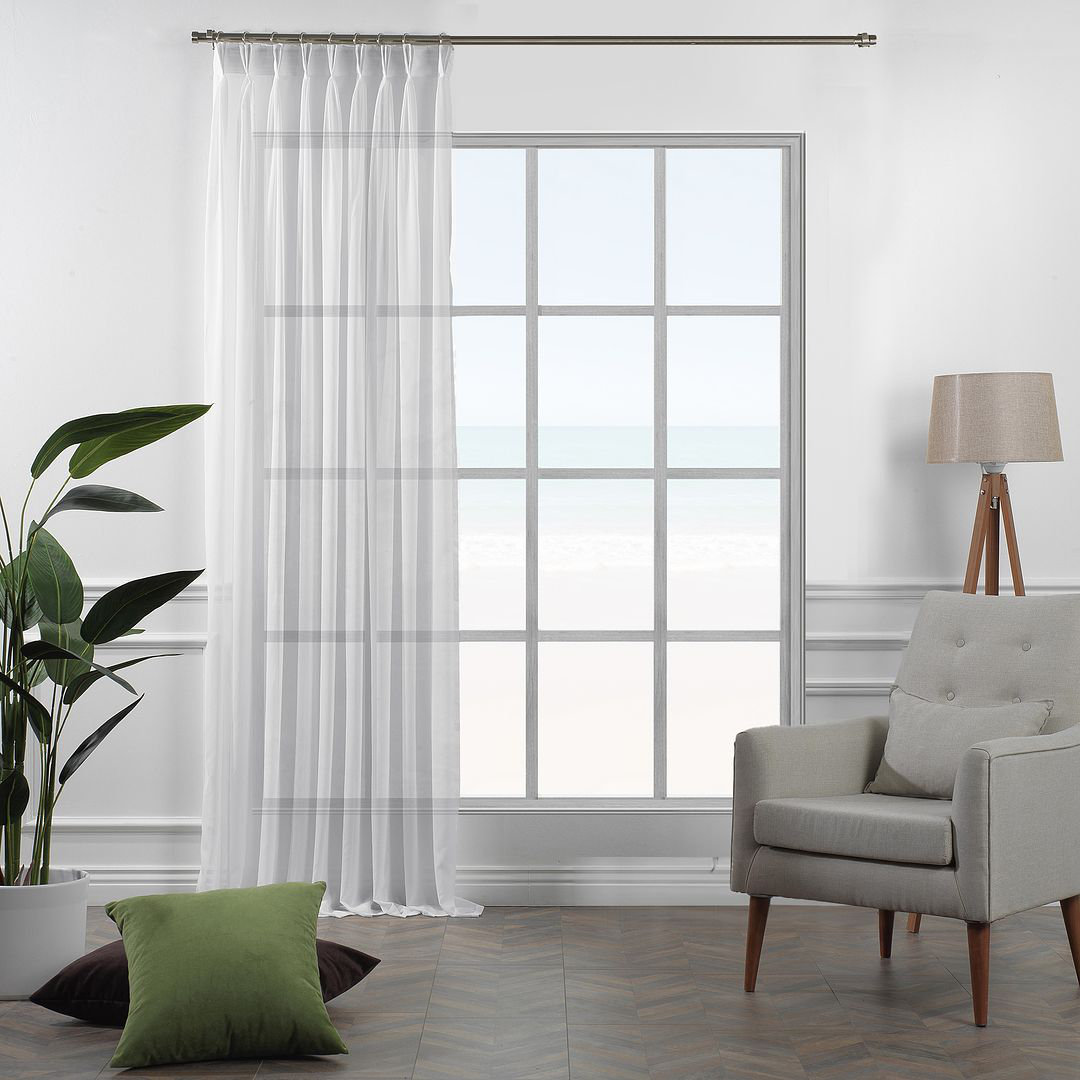 Lilijan Home & Curtain Pinch Pleat Extra Long & Exra Wide Silk Crep ...