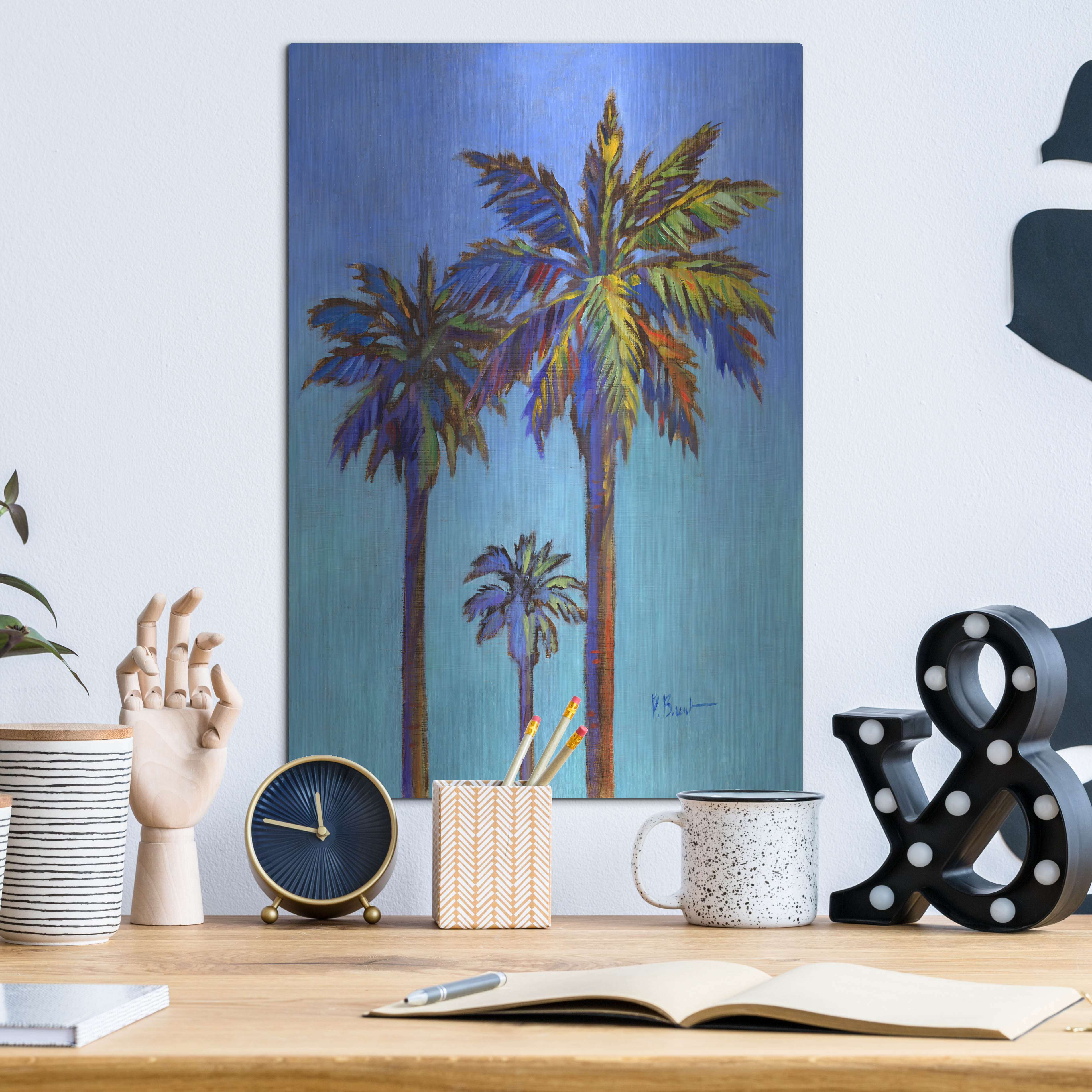 Bay Isle Home™ " Santa Rita Palm II " by Paul Brent | Wayfair