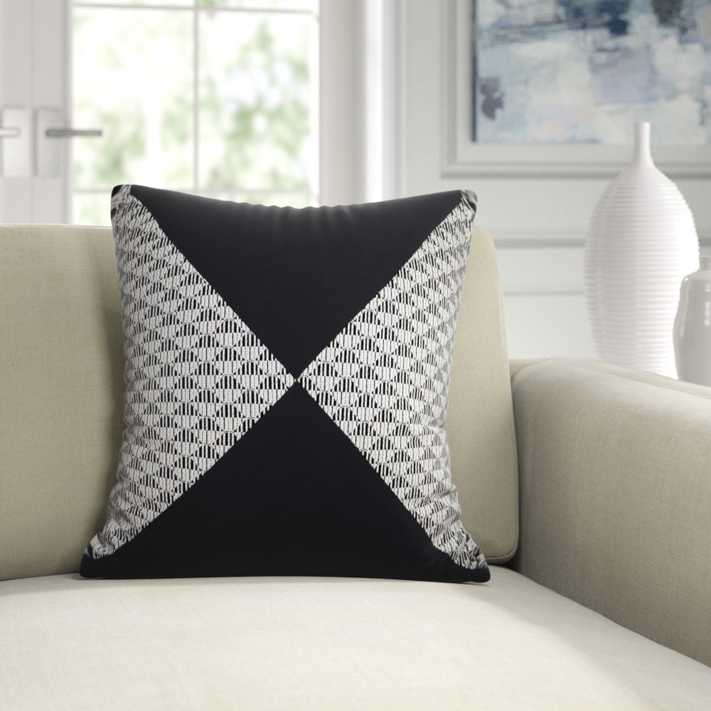 Eastern Accents Zac Contemporary Mitered Throw Pillow | Wayfair