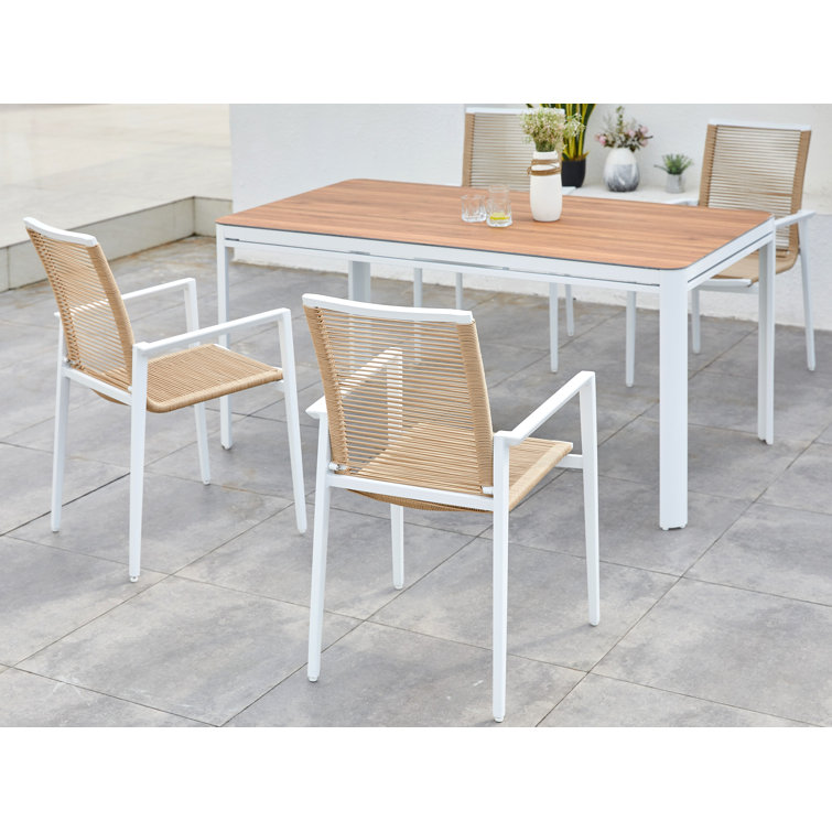 AXI Zora Rectangular 4 - Person 160cm Long Dining Set | Wayfair.co.uk