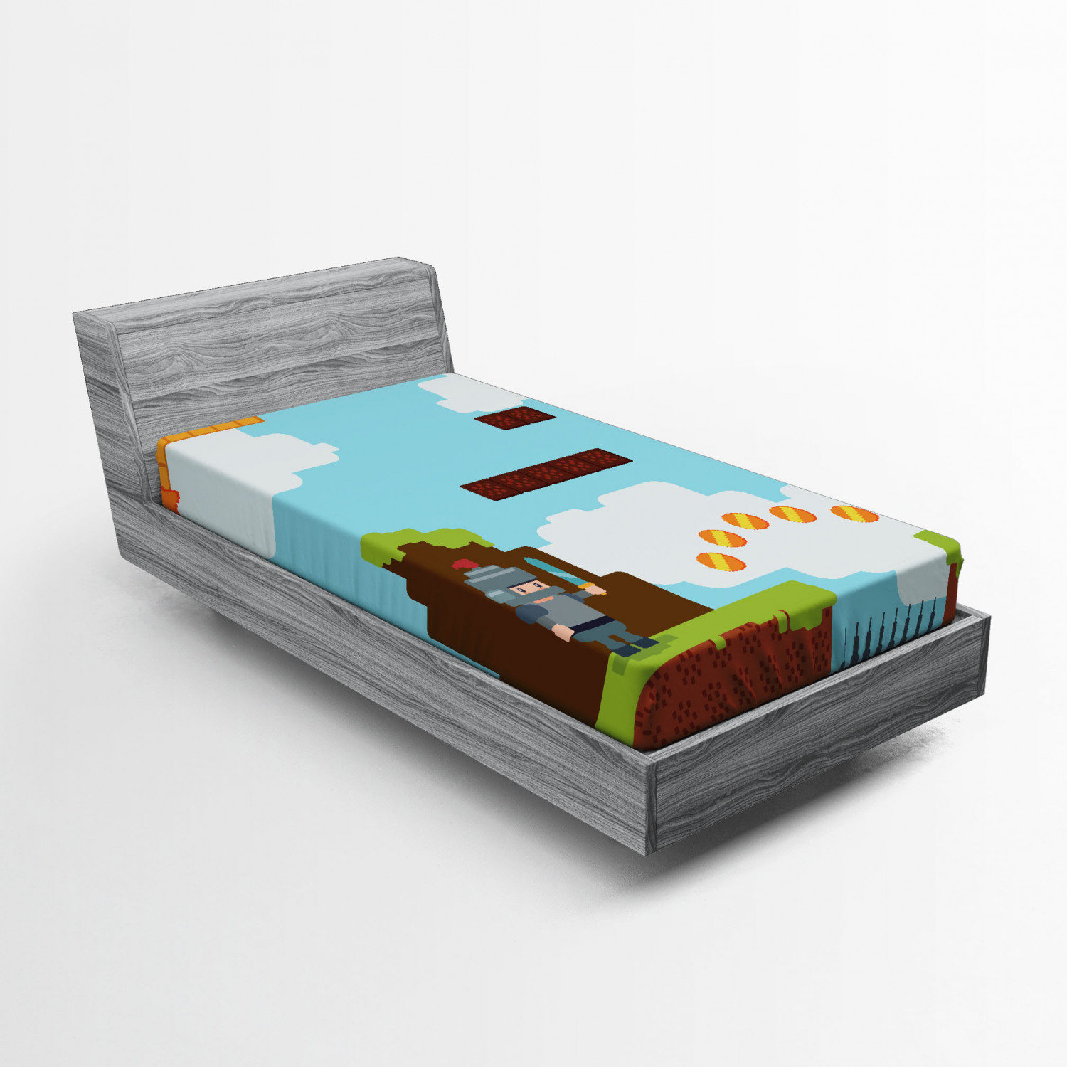 Ambesonne Video Games Fitted Sheet | Wayfair