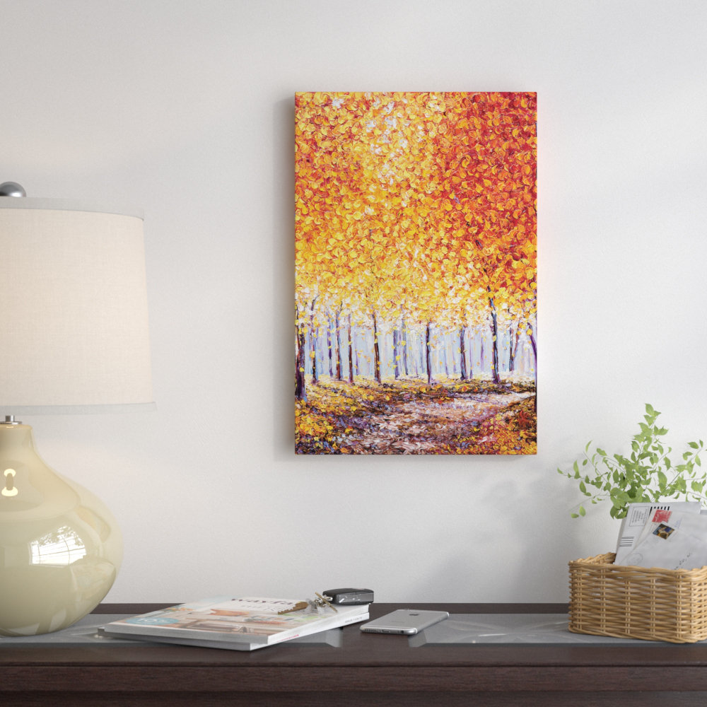 East Urban Home First Light Painting Print on Wrapped Canvas | Wayfair