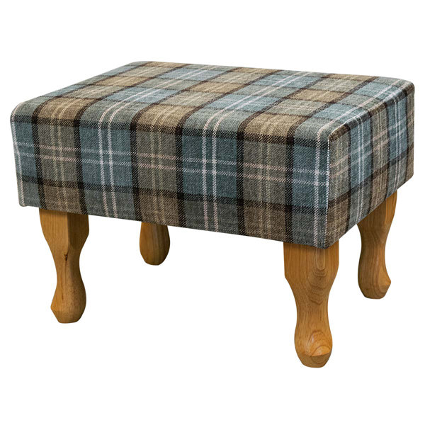 Beaumont 50cm Wide Rectangle Tartan Footstool Ottoman | Wayfair.co.uk