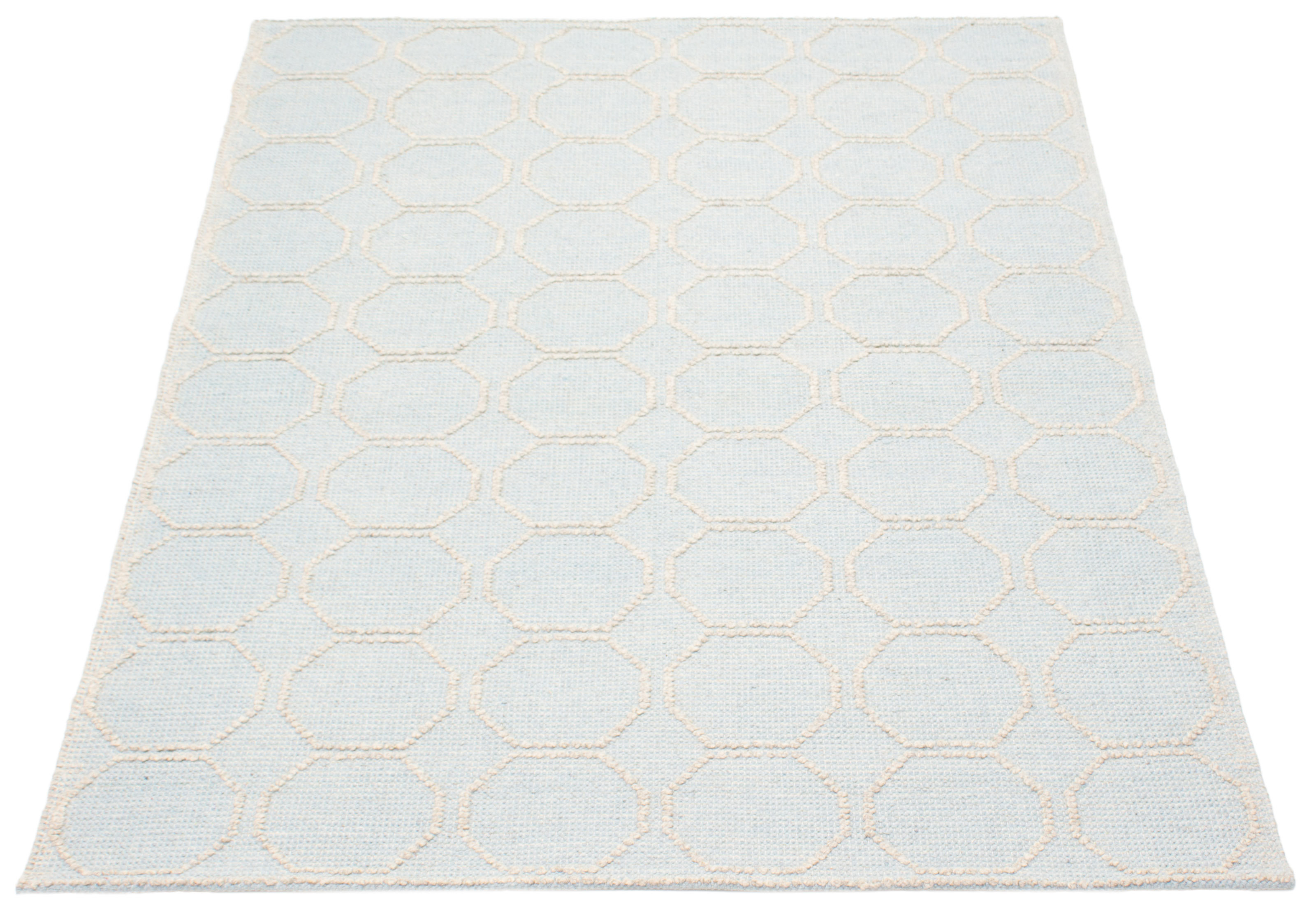 Isabelline Hendee One-of-a-Kind Rectangle 5'3" X 7'7" New Age Wool Area ...