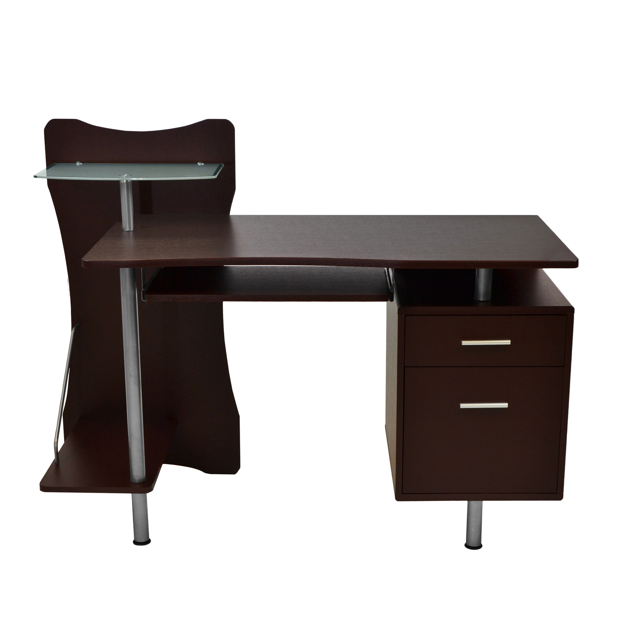 Latitude Run® Techni Mobili Stylish Computer Desk With Storage ...