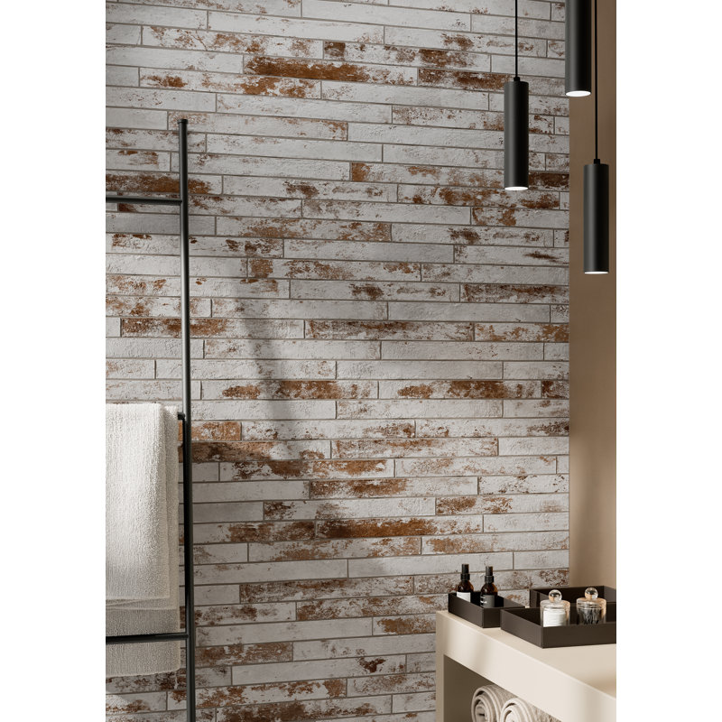 The Bella Collection 2" x 18" Porcelain Brick Look Wall Tile | Wayfair