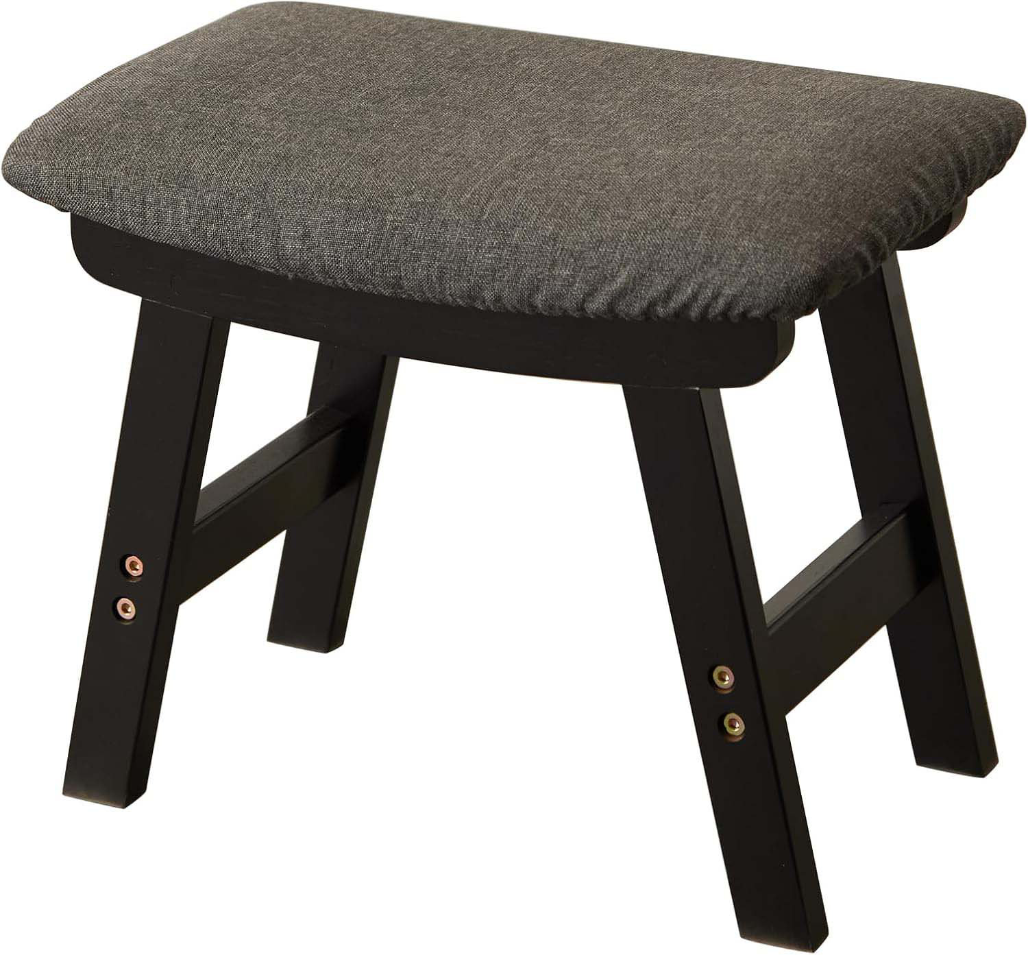 Latitude Run® Ottoman,Bamboo Small Sofa Foot Rest Under Desk,Extra ...