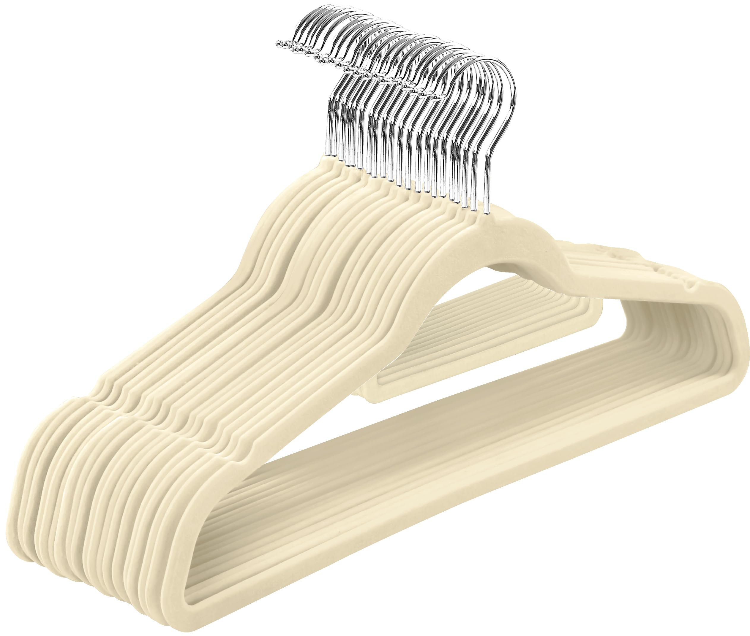 Rebrilliant Premium Velvet Hangers / Non-Slip Clothes Hangers With Tie ...