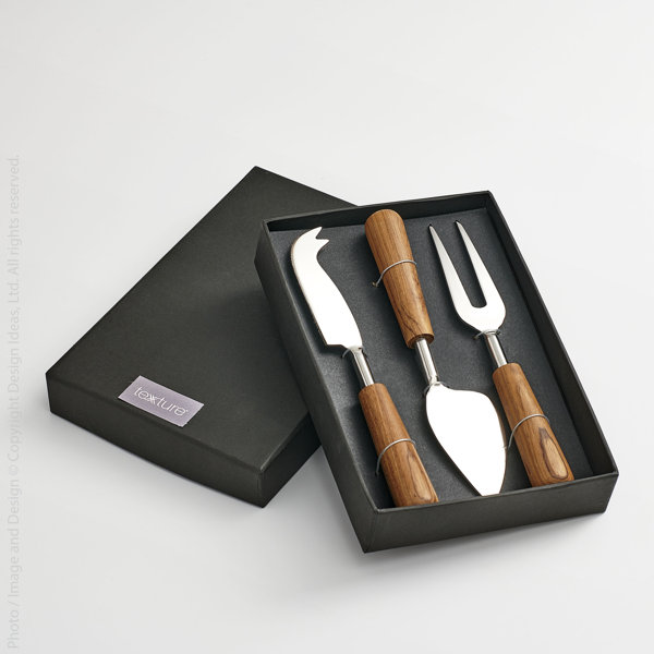 Red Barrel Studio® Stainless Steel Cheese Serving Set | Wayfair