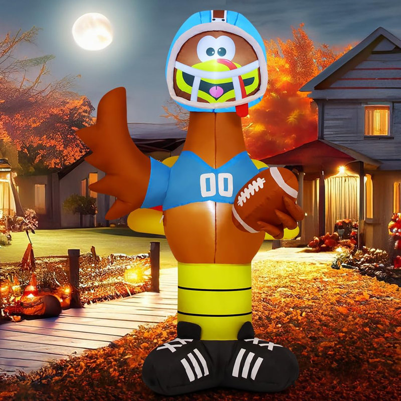 The Holiday Aisle® Jaquice 6FT Thanksgiving Inflatable American ...