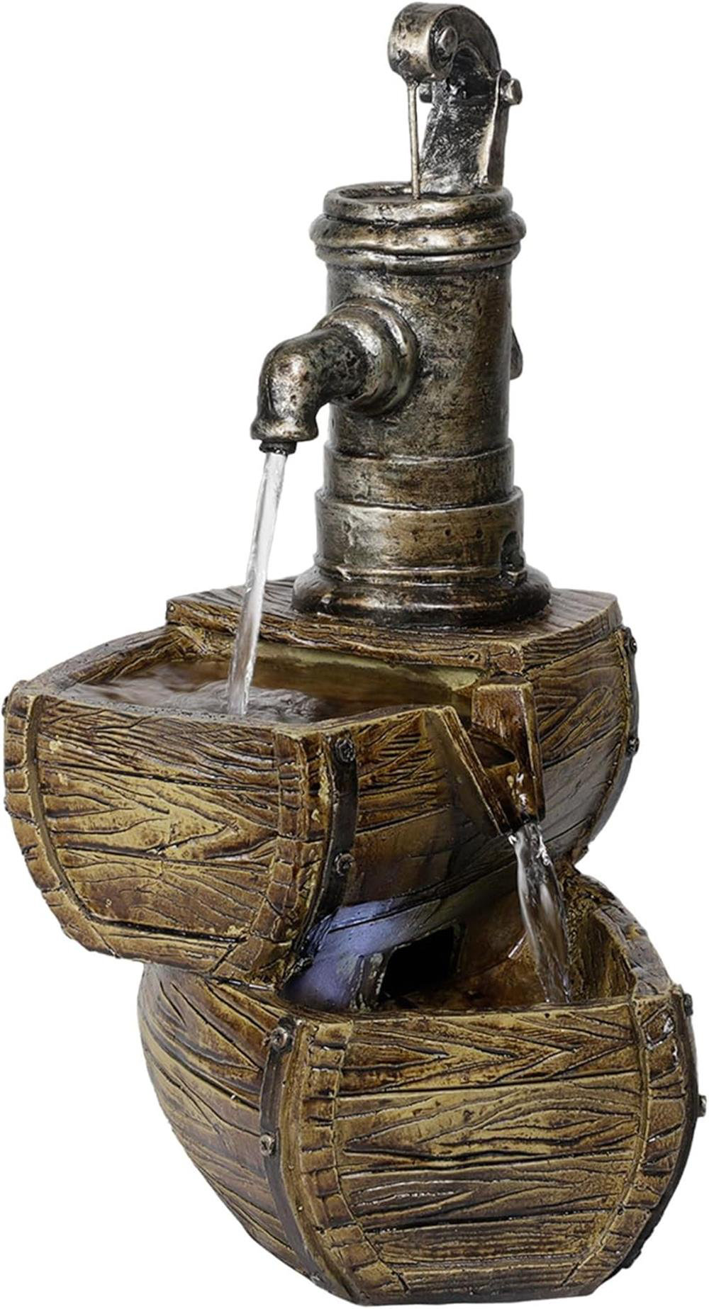 George Oliver Retro Water Pump Desktop Fountain | Wayfair