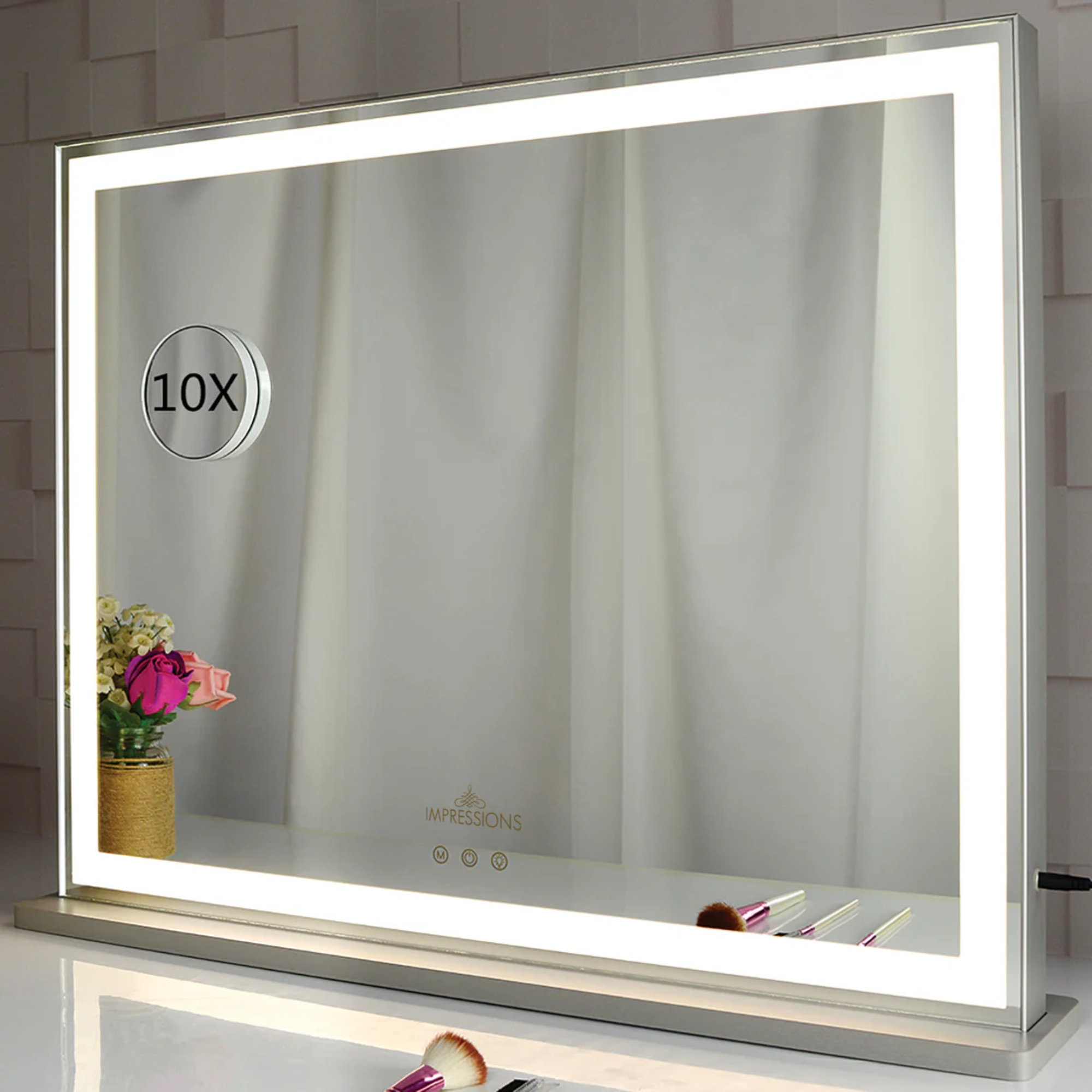 IMPRESSIONS VANITY · COMPANY Classique Tri Tone LED Makeup Mirror with ...