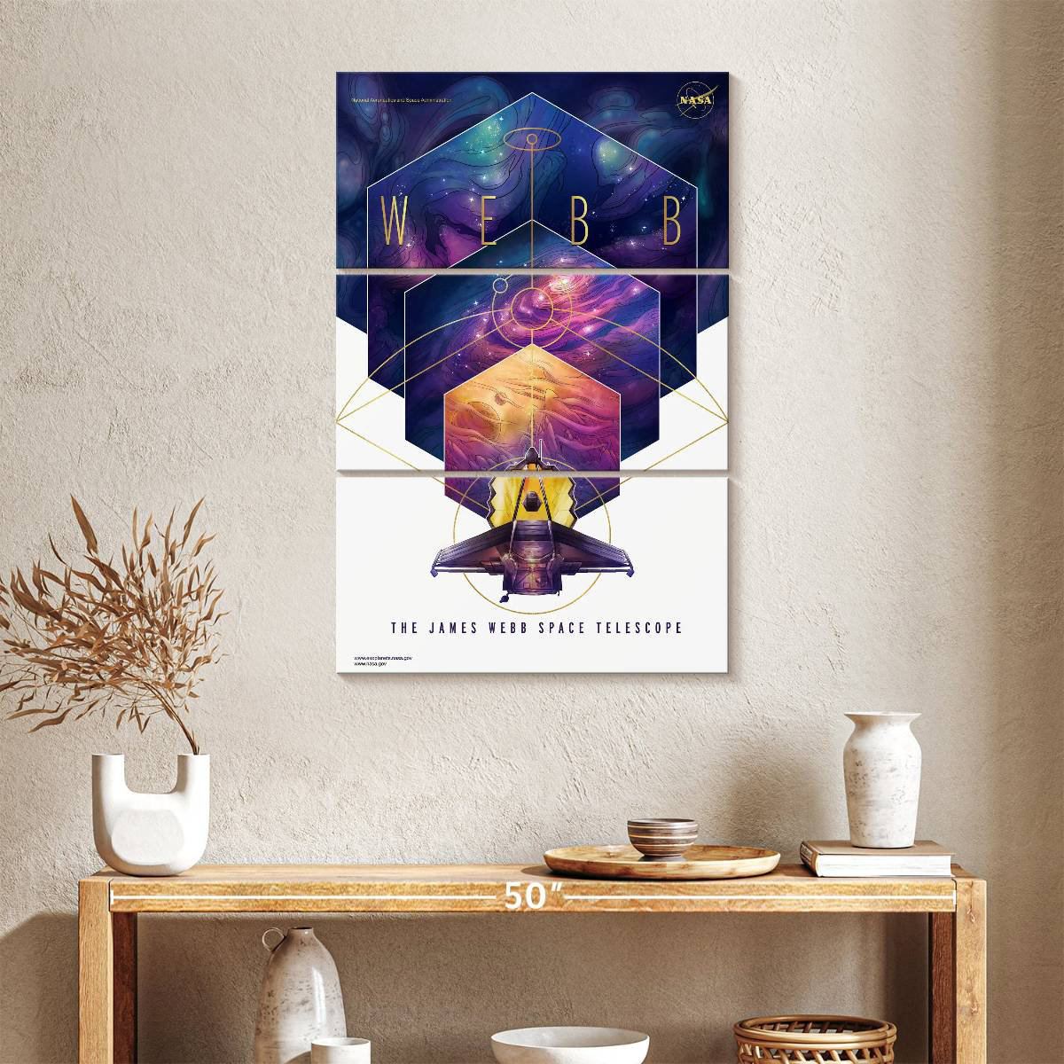 Ebern Designs Oberle James Webb Space Telescope Poster | Wayfair