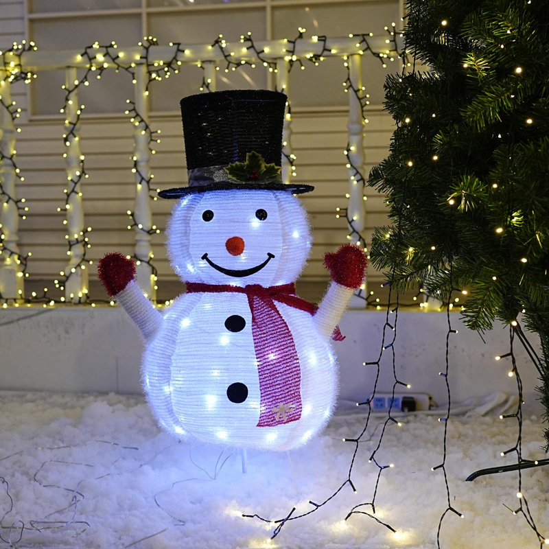The Holiday Aisle® Bright Christmas Snowman Decorations | Wayfair
