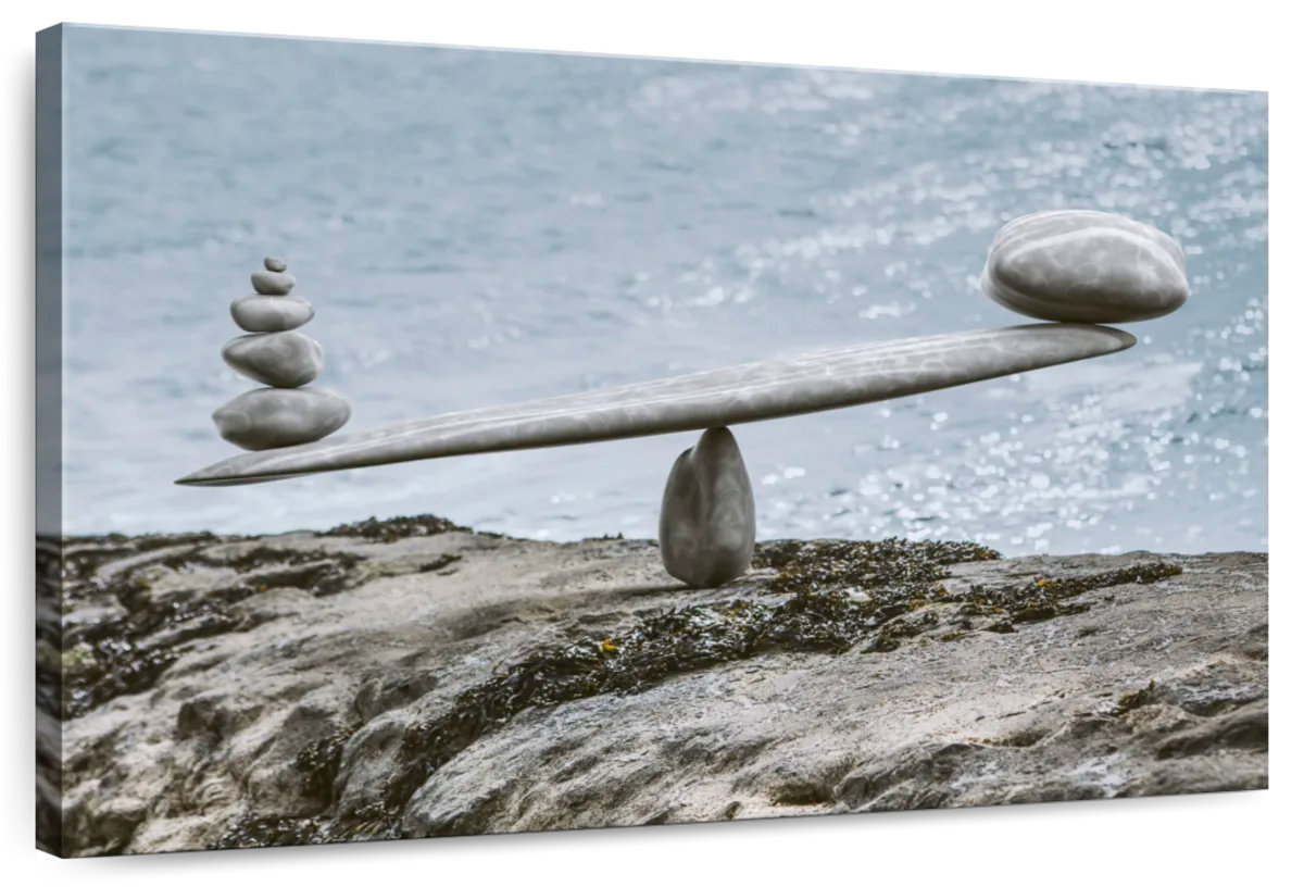 Bungalow Rose Kerrick Balanced Stone Scale | Wayfair