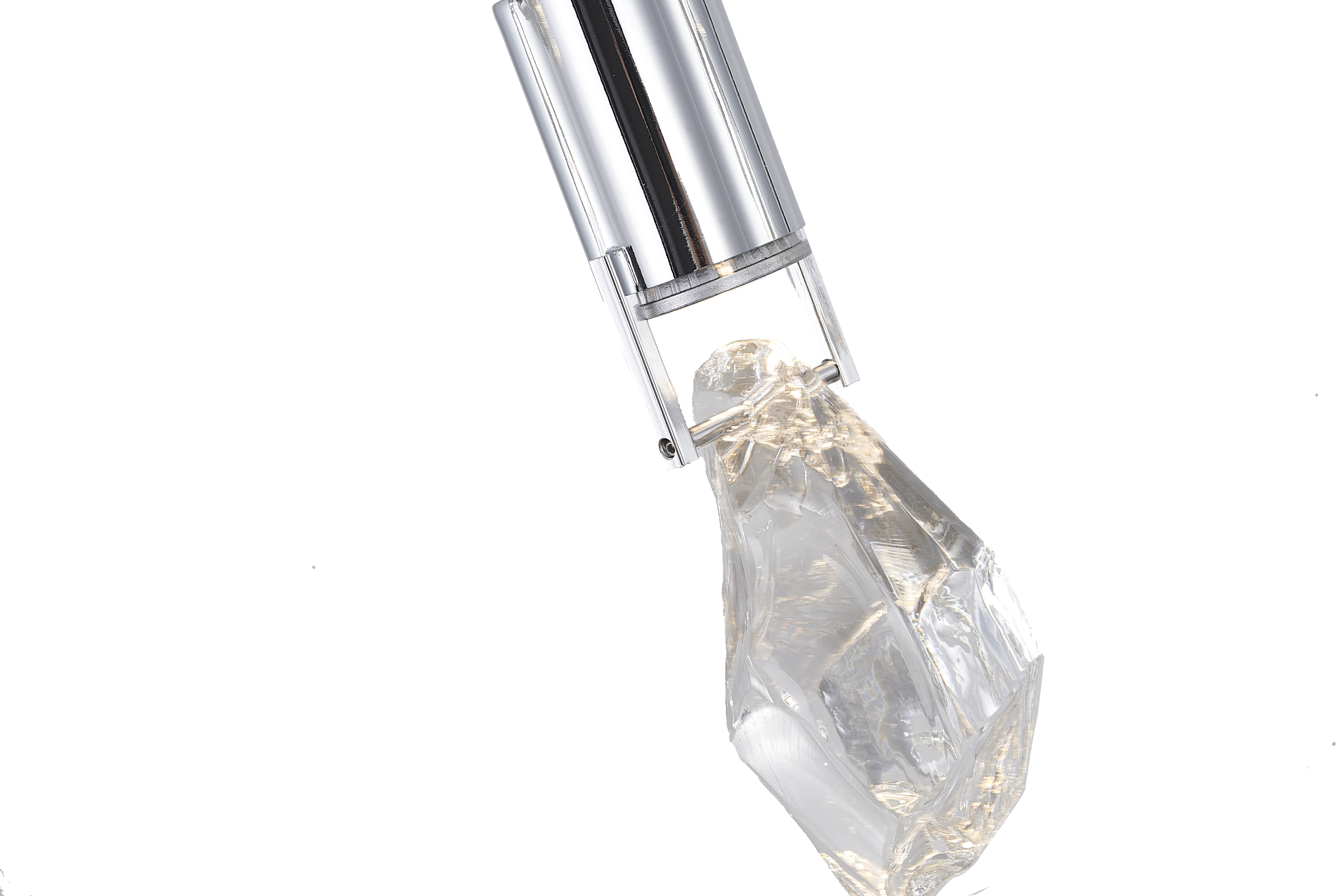 Rosdorf Park Crayson 10-Light Stainless Steel Chandelier With Clear ...