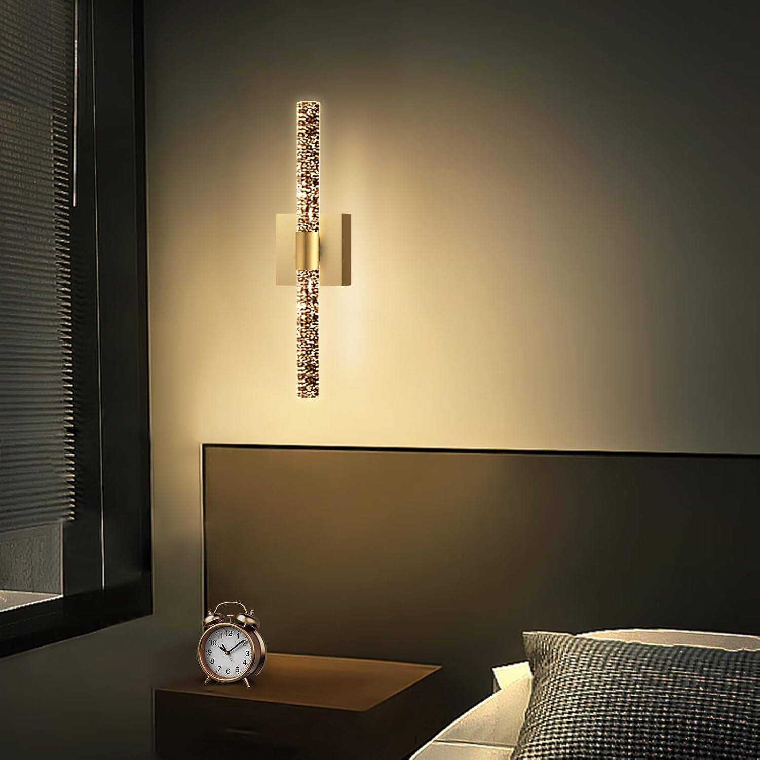 wuyi Rechargeable LED Wall Sconce Set Of Two With 10000Mah Battery ...