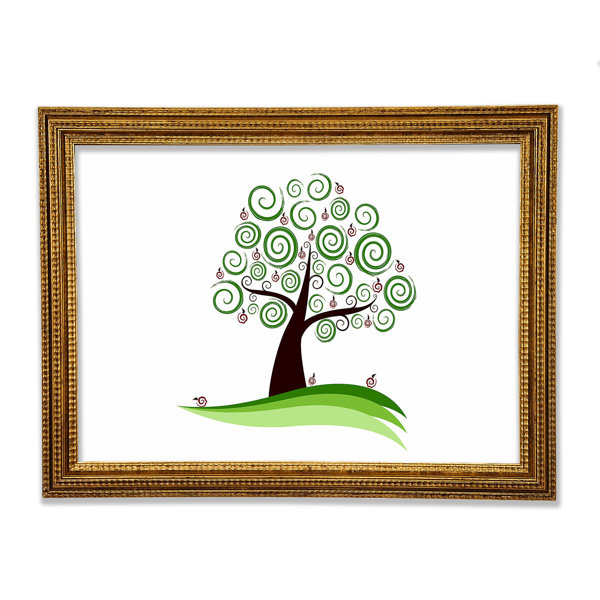 Bright Star Green Cherry Tree - Print | Wayfair.co.uk