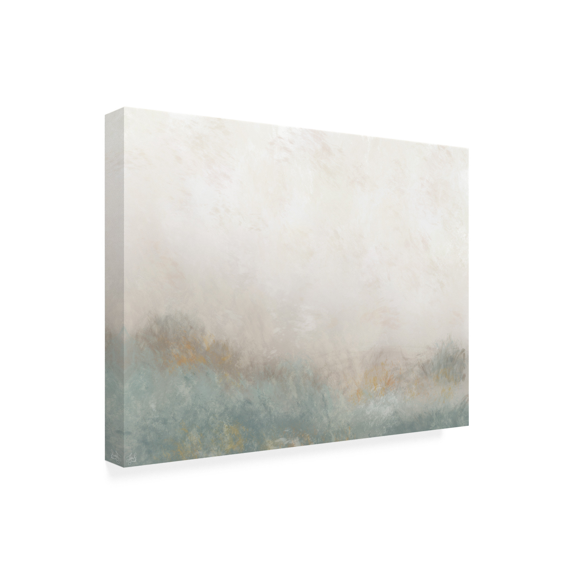 Wrought Studio™ Line And Brush Abstract Grass Scape Canvas Art | Wayfair