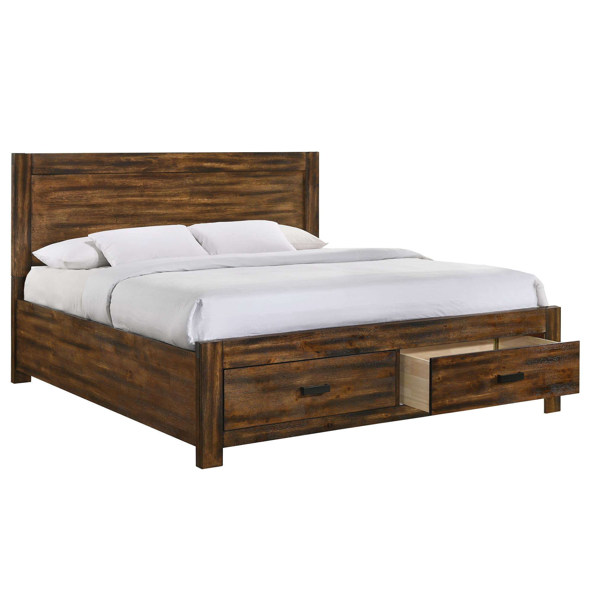 Loon Peak® Mork Solid Wood Storage Platform Bed & Reviews | Wayfair