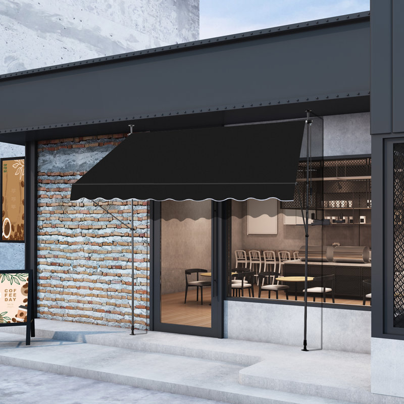 Outopee Metal And Polyester Retractable Awning & Reviews | Wayfair