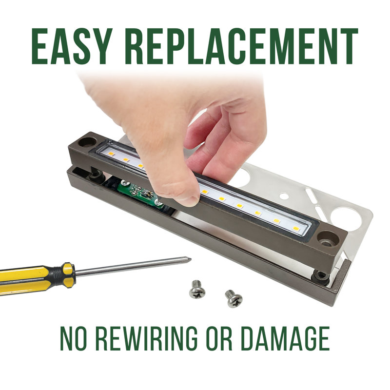 GKOplus Steel Low Voltage Integrated LED Step Light Pack | Wayfair