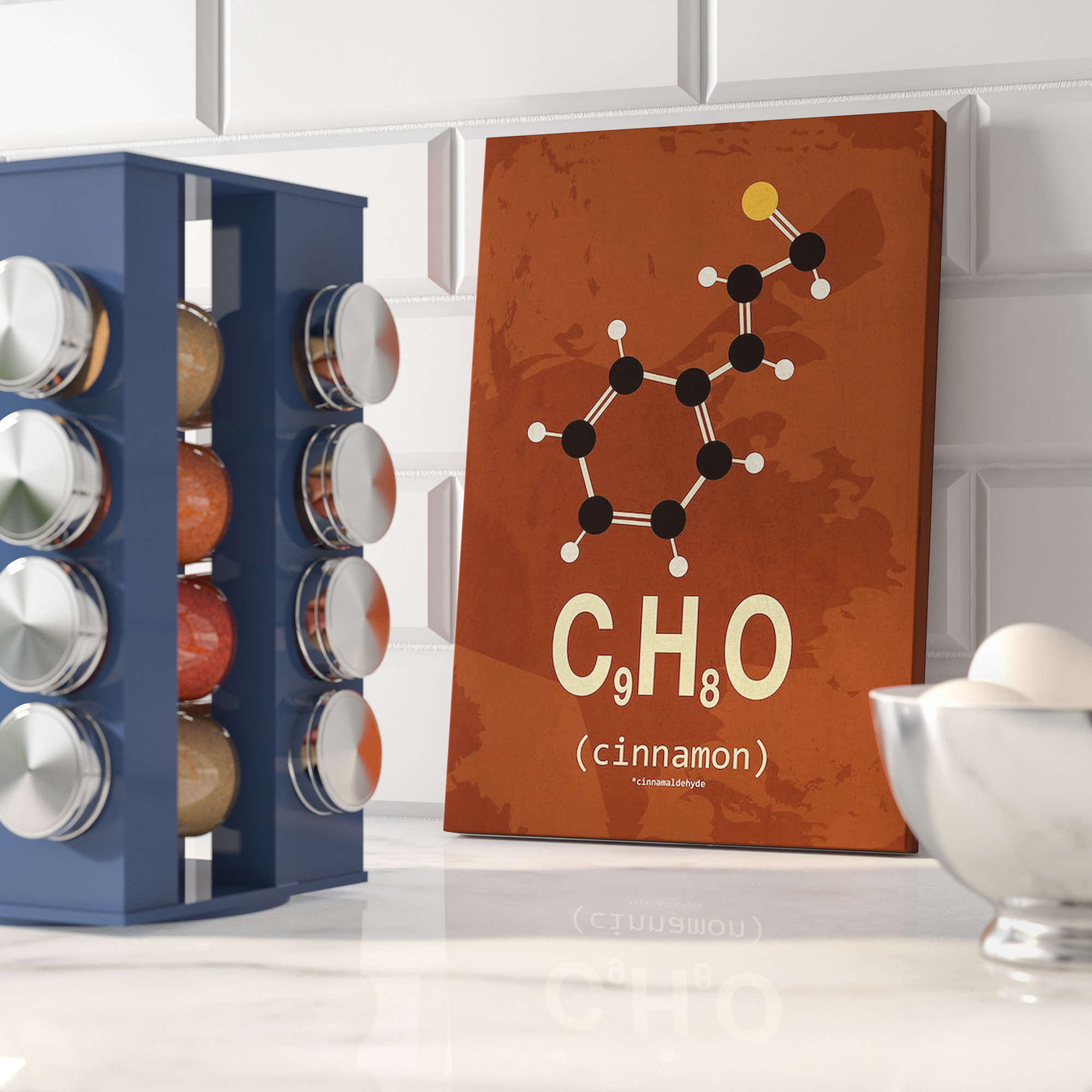 East Urban Home 'Molecular Formula Series: Cinnamon' by TypeLike ...
