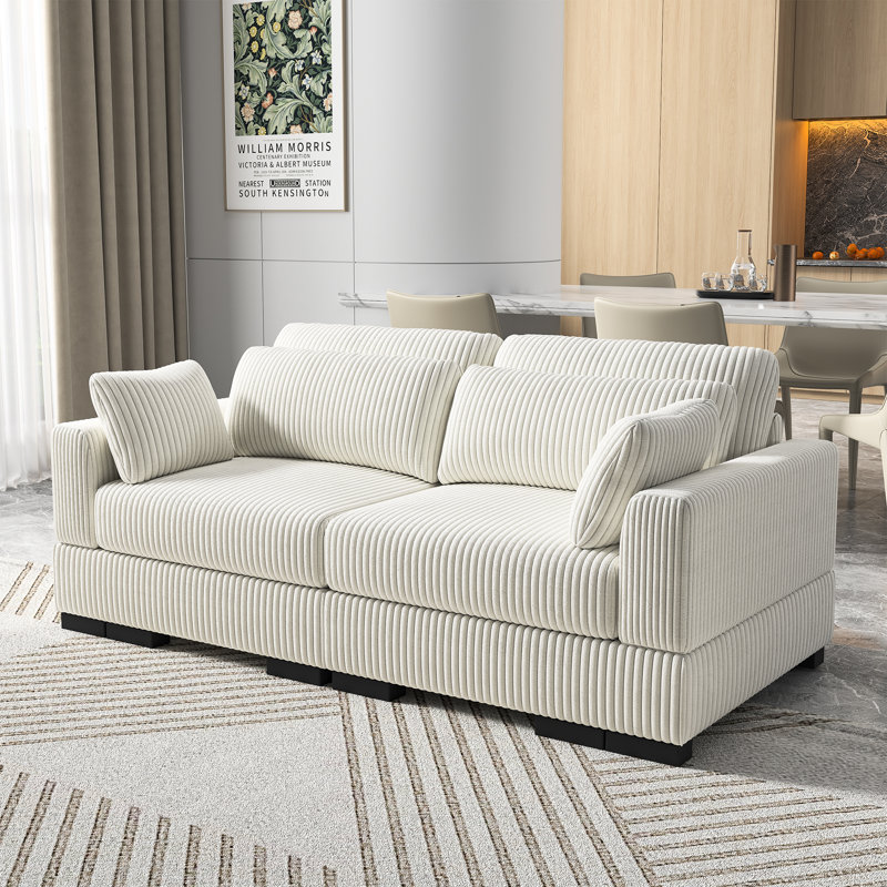 Ebern Designs Zenaide 70.8'' Square Arms Loveseat & Reviews | Wayfair