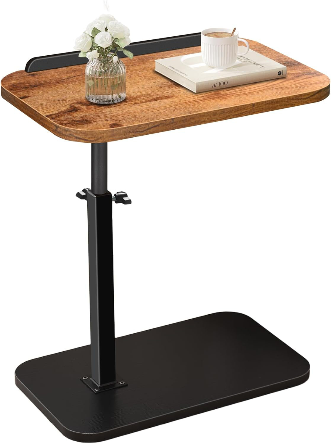 George Oliver Adjustable Side Table, C Shaped End Table For Couch, 360 ...
