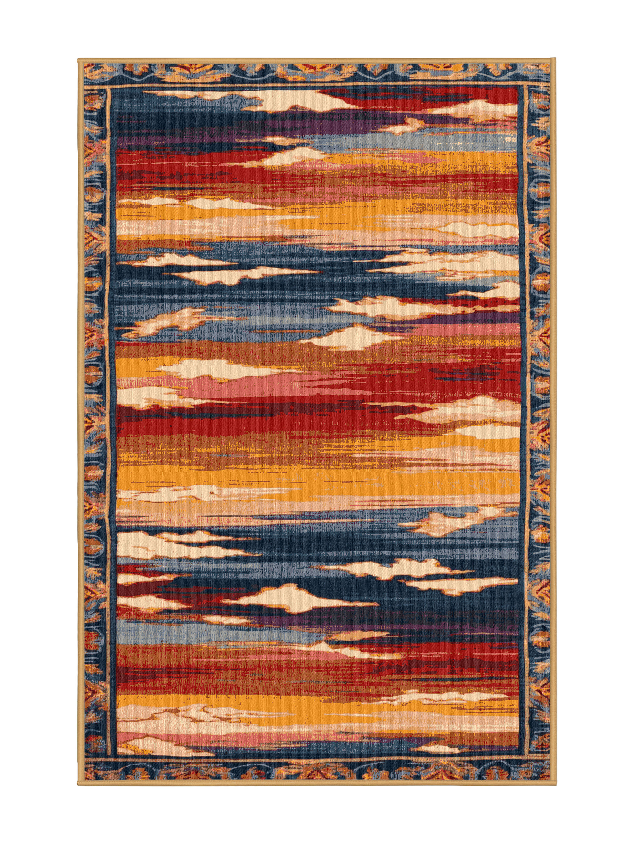 Dakota Fields Washable Evening Sky Hawaiian Area Rug | Wayfair
