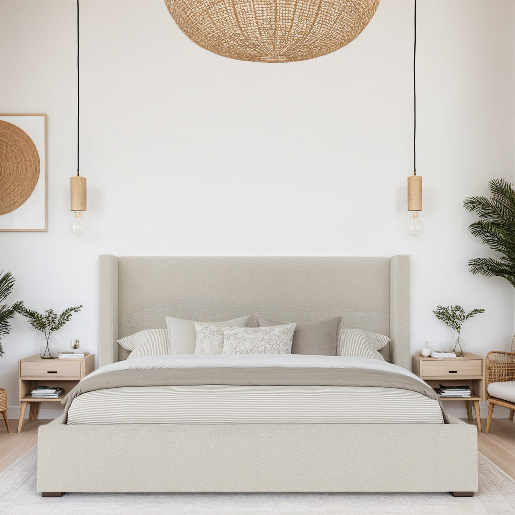 Ebern Designs Aylet Low Upholstered Bed | Wayfair